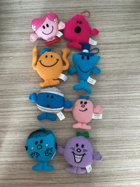MR MEN & Little Miss McDonalds Happy Meal 8 x Plush Toys Bundle £7.99 ...