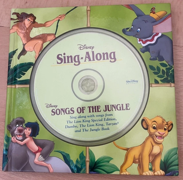 DISNEY SING - Along. Songs Of The Jungle. Book And Cd. 18 By 18 Cm ...