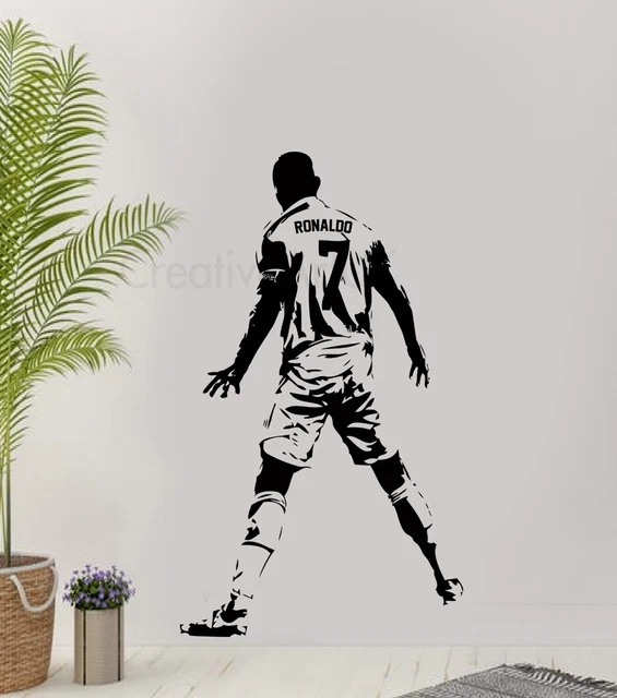 RONALDO CELEBRATION WALL Sticker | Portugal | Football Wall Art | Home ...