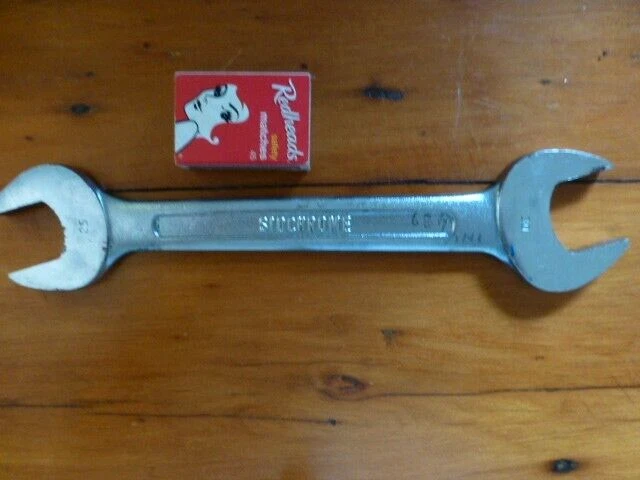SIDCHROME VINTAGE * OPEN END SPANNER * 25mm & 30mm - Made in AUSTRALIA ...