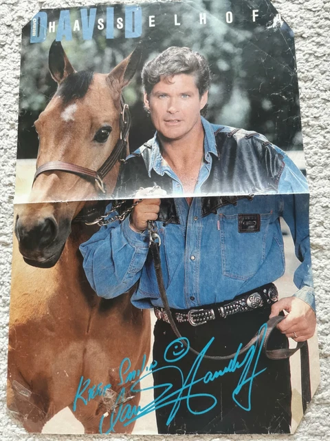 DAVID HASSELHOFF BAYWATCH Knight Rider Poster £5.02 - PicClick UK