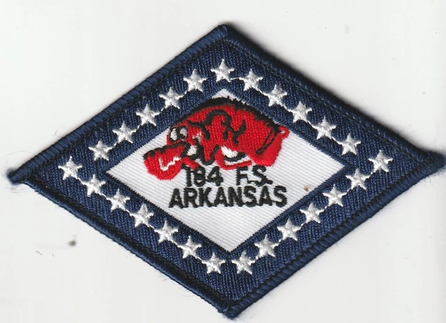 USAF AIR FORCE 184th Fighter Squadron Ebbing ANGB Arkansas patch $4.99 ...