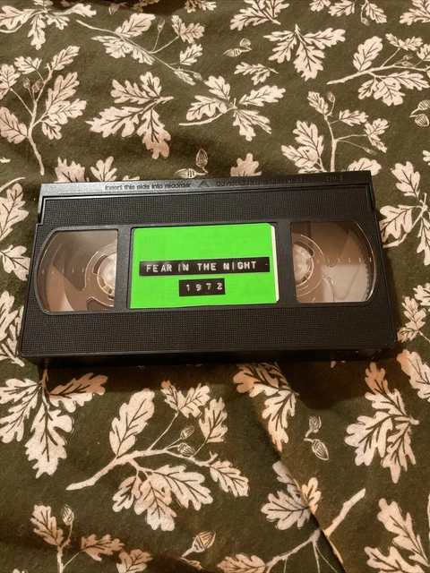 FEAR IN THE NIGHT VHS VIDEO HAMMER HORROR 1972 peter cushing horror £3. ...