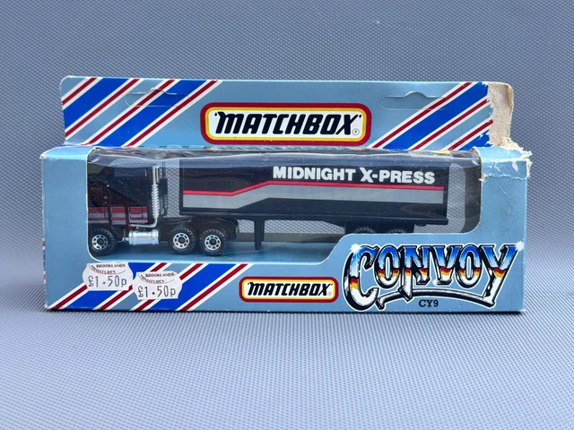 MATCHBOX CONVOY CY9 Kenworth MIDNIGHT X-PRESS Box Truck £21.00 ...