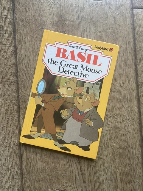 WALT DISNEY BASIL The Great Mouse Detective Ladybird Book 1987 First ...