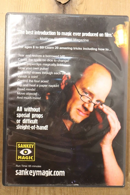 JAY SANKEY DVD Vol. 1 Amazing Magic and Mentalism Anyone Can Do Magic ...