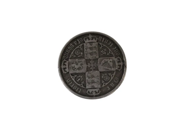 1865 FLORIN GOTHIC 2/- Florin Coin One Tenth Of A Pound Queen Victoria ...