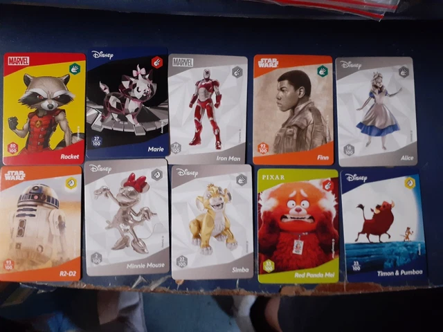 WOOLWORTHS DISNEY 100 Wonders Collectors Cards Set Bundle of 20 lot #2 ...