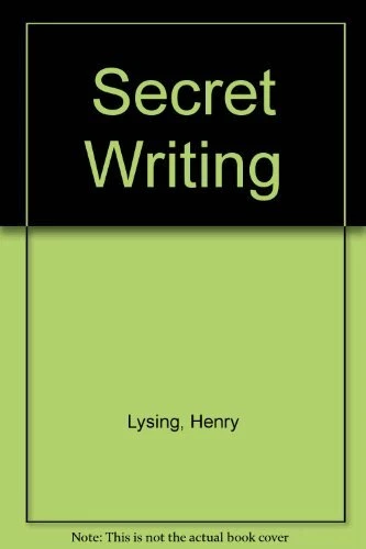 SECRET WRITING,HENRY LYSING £19.96 - PicClick UK