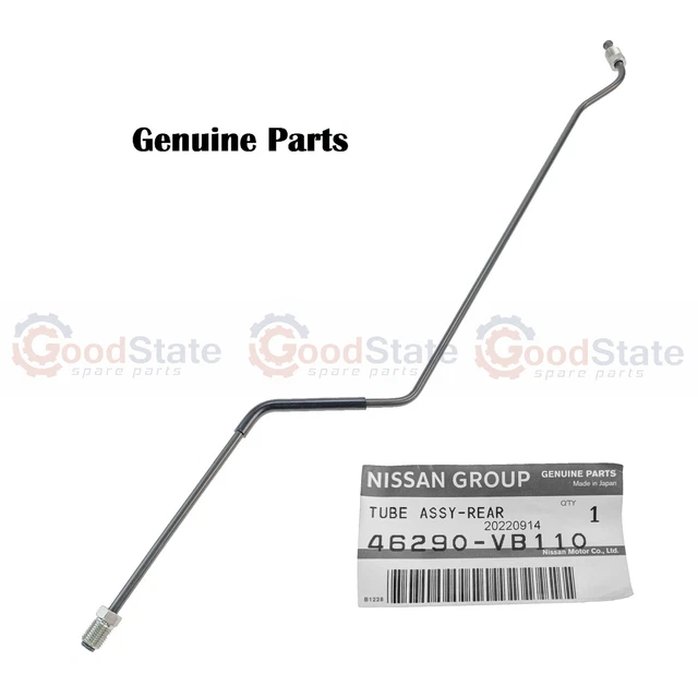 GENUINE NISSAN PATROL Y60 GQ Y61 GU RHR Right Hand Rear Brake Pipe £26. ...