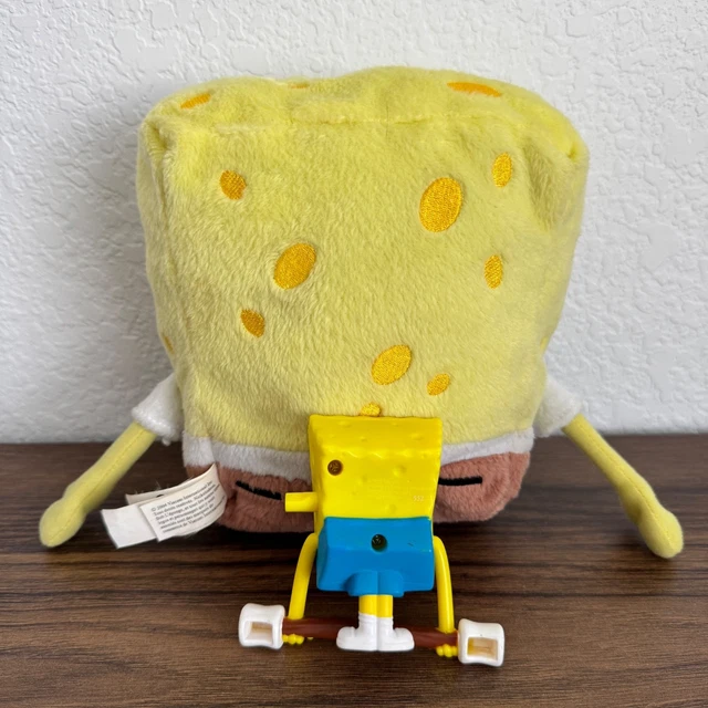 SPONGEBOB SQUAREPANTS PLUSH Stuffed Animal 11" + McD Shaking ...