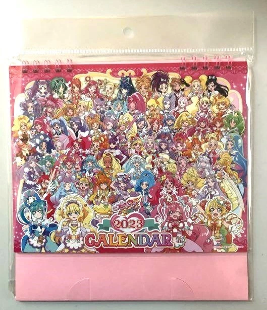 PRETTY CURE ALL STARS desk Calendar 2023 PreCure Shipping from Japan ...