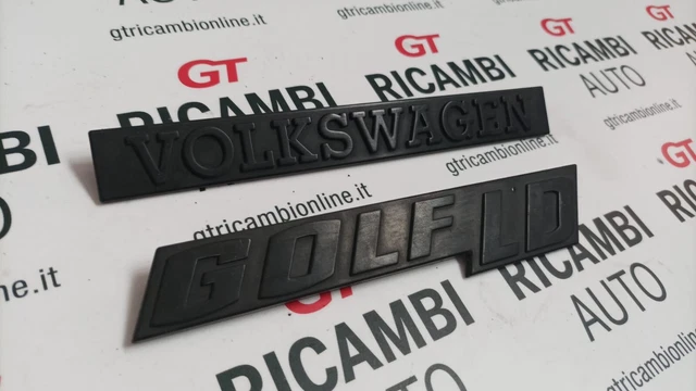 VW GOLF MK1 Diesel (1974-1982) Paire Logos Blasons Original EUR 36,75 ...