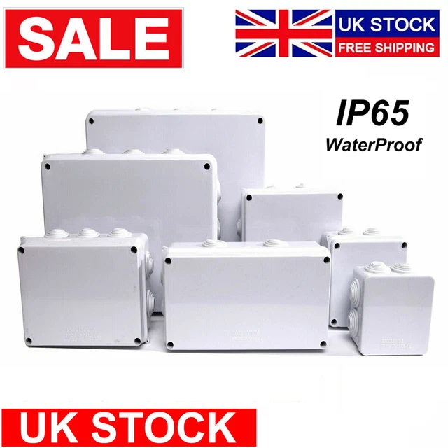 IP65 WATERPROOF JUNCTION Box Enclosure Ip55 Electric Cable Connector ...