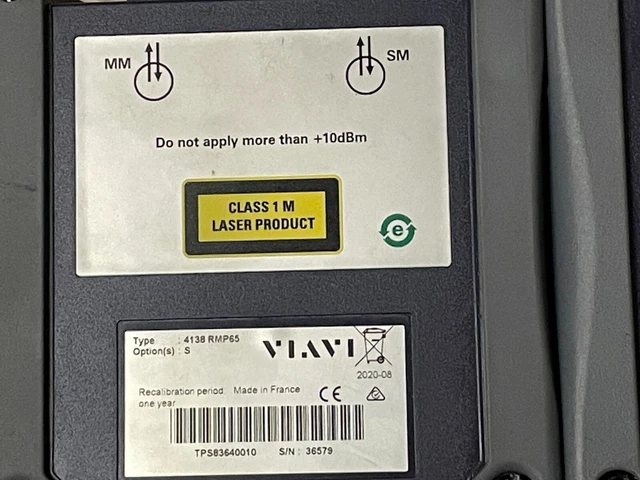 VIAVI MTS 4000 V2 4138 RMP65: Reflectometre MONOMODE 1310 1550 1650 ...