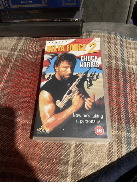 DELTA FORCE 2 (1990) 1992 Uk Vhs Pal Video Chuck Norris Action Sequel £ ...