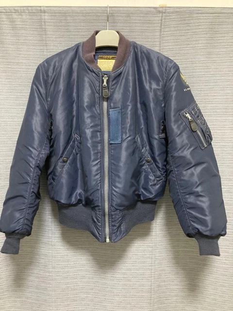 BUZZ RICKSON’S B-15C MOD Navy Flight Jacket 38 CROWN Zip Used $516.16 ...