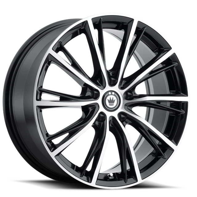 17X7.5 KONIG IMPRESSION 5x115 +40 Gloss Black Rims (Set of 4) EUR 948 ...