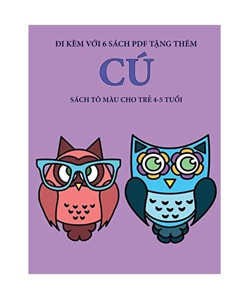 SÁCH TÔ MÀU cho trẻ 4-5 tuổi (Cú): Cuốn sách này có 40 EUR 30,00 - PicClick FR