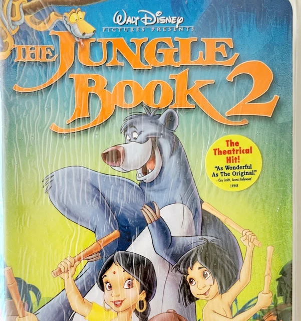 DISNEY THE JUNGLE Book 2 SEALED VHS New With Watermarks Vintage Movie ...