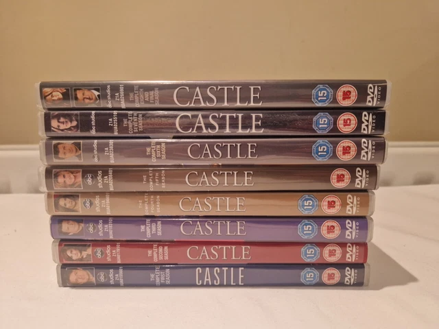 CASTLE COMPLETE COLLECTION Series 1-8 UK R2 DVD, Signed UK Postage £24. ...
