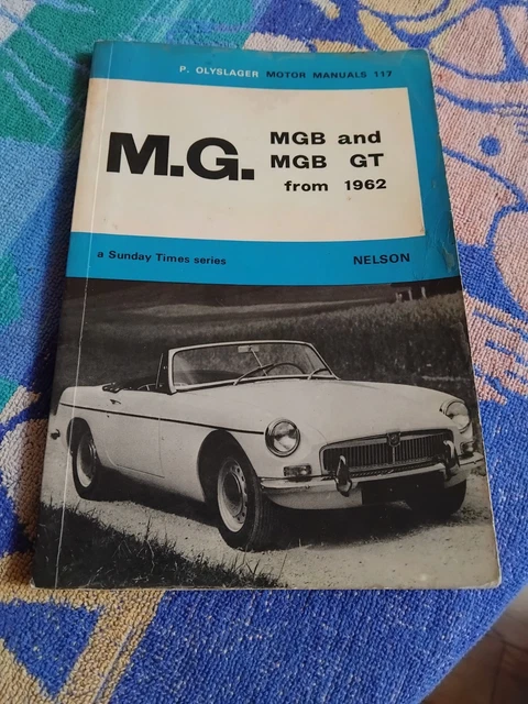 MG MGB ROADSTER GT Olyslager Owners Workshop Manual Handbook VGC FREE ...