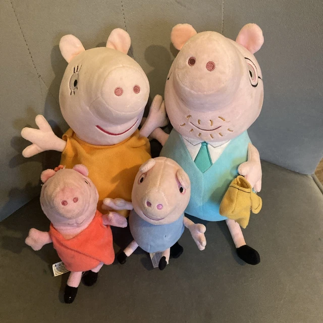 PEPPA PIG BUNDLE of 4 Soft Plush Toys George Peppa £16.15 - PicClick UK