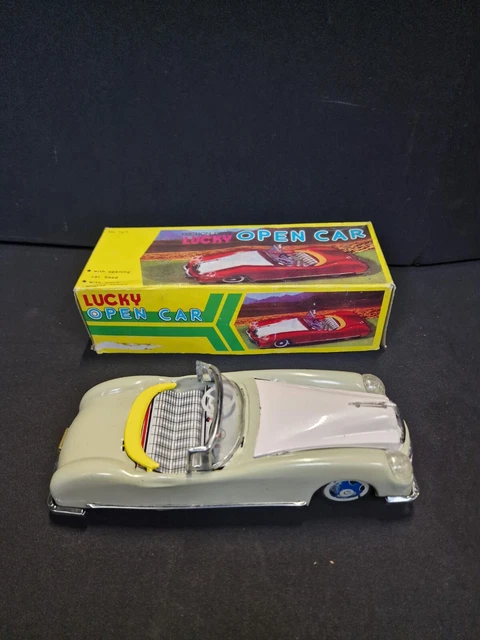 LUCKY OPEN CAR Convertible MF 787 Friction Drive In Box Excellent ...