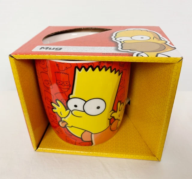 NEW THE SIMPSONS Bart Simpson Character Ceramic Mug Cup 400ml ...