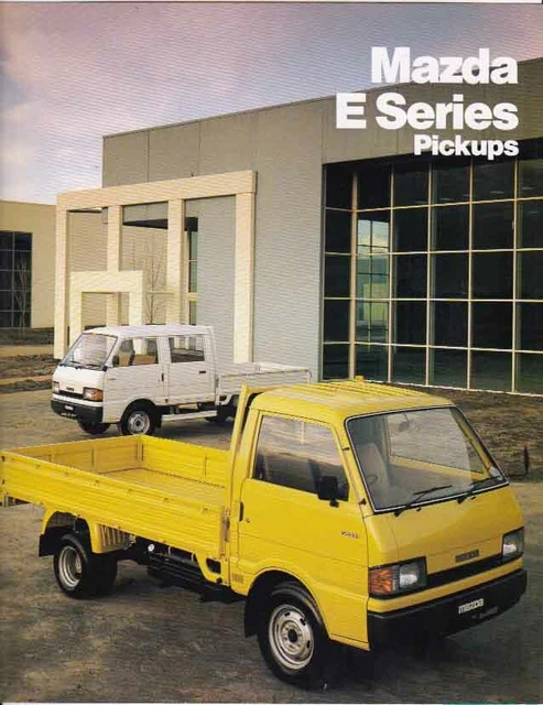 1986 MAZDA E-SERIES PICKUPS 6p Australian Brochure E2000 E2200 CAB ...