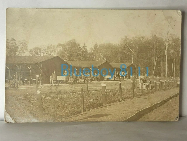 WW1 BRITISH ARMY Canteen Camp behind the Lines France 5.5 x 3.25 inches ...