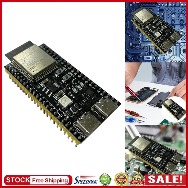 ESP32/ ESP32-S3/ESP32-C3 DEVELOPMENT Board Dual Type-C (N16R8 Welded) £10.43 - PicClick UK