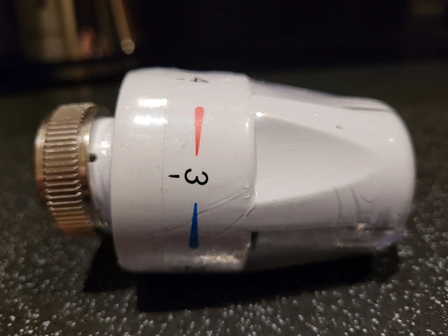 NEW THERMOSTATIC RADIATOR Valve TRV Heater Control Head Thermostat Kit ...