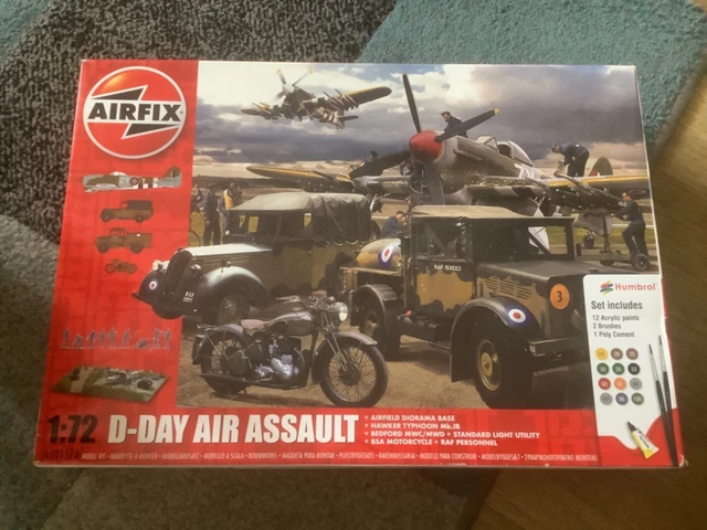AIRFIX D-DAY AIR Assault Diorama Set 1/72 scale £24.99 - PicClick UK