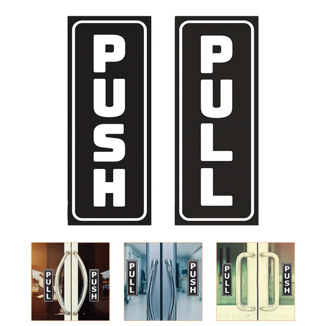 THE OFFICE SIGN Sliding Door Logo Sticker Push and Pull Signs £6.75 ...