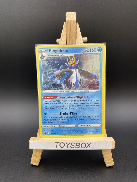CARTE POKÉMON PINGOLEON Holo 037/172 / Bloc EB Stars Étincelantes EB9 ...