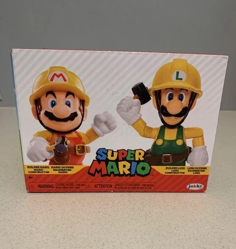 SUPER MARIO - Builder Mario & Builder Luigi 2 Pack Jakks Pacific ... SUPER MARIO - Builder Mario & Builder Luigi 2 Pack Jakks Pacific ...