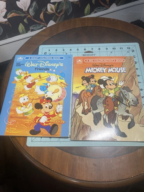 WALT DISNEY’S FRIENDS Giant Coloring Book And Big Color/activity Book ...