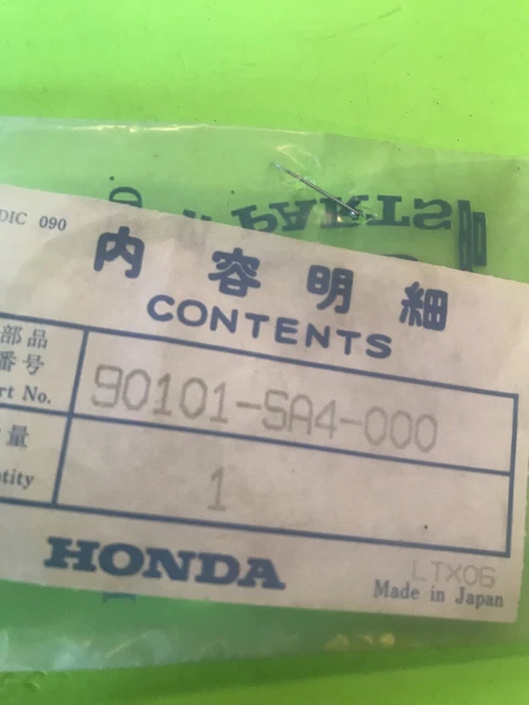 GENUINE HONDA NOS 90101-SA4-000 SCREW, TAPPING (4X12) £1.45 - PicClick UK