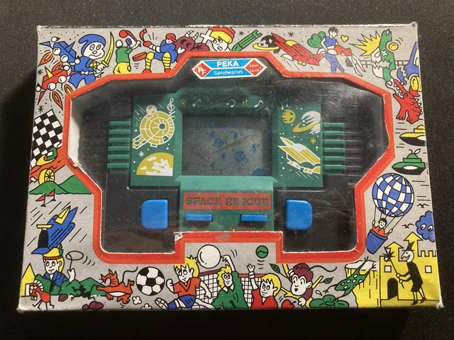 PEKA LCD HANDHELD Game Space Rescue, OVP, ungetestet, LETZTES SPIEL ...