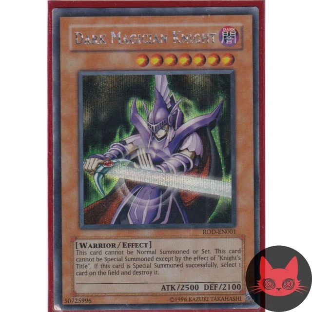 YUGIOH DARK MAGICIAN Knight ROD-EN001 Prismatic Secret Rare LP £29.22 ...