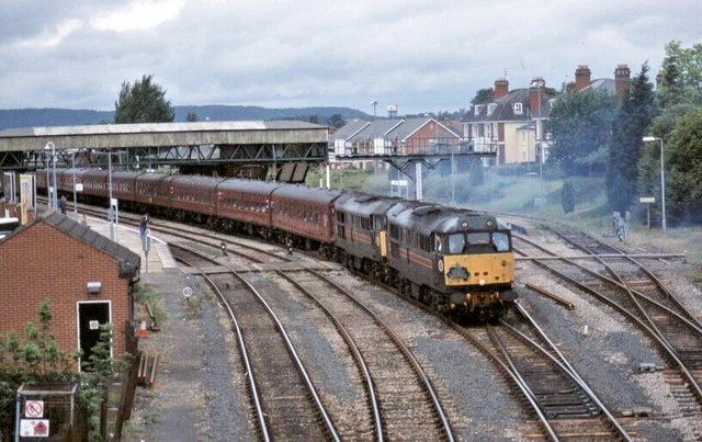 35MM SLIDE BR British Railways Diesel Loco Class 31 31602+31452 ...