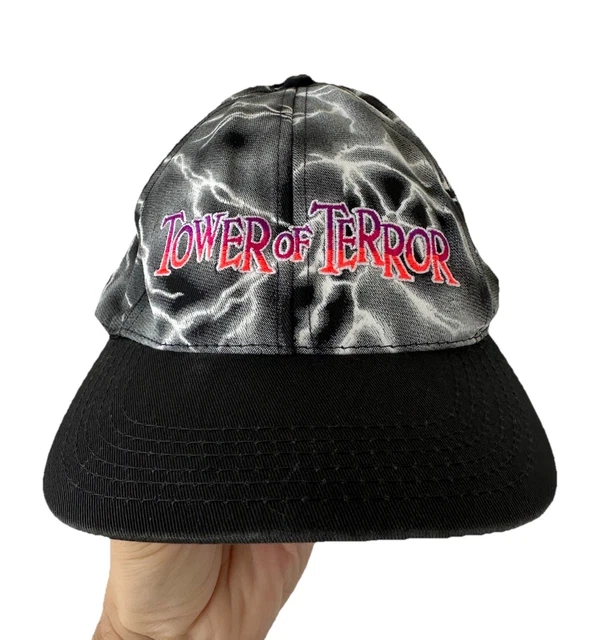 VINTAGE DISNEYS TOWER Of Terror Hat 90’s AOP World Mickey Mouse ...