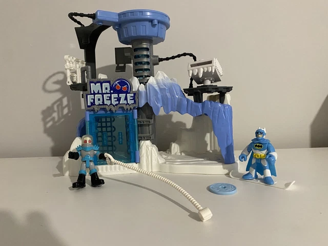 FISHER PRICE IMAGINEXT Mr Freeze arctic-lair headquarters PlaySet ...