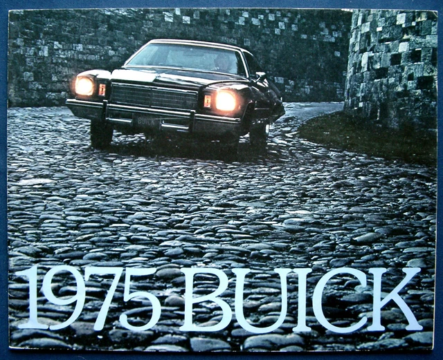 PRESTIGE PROSPEKT BROCHURE 1975 Buick Regal LeSabre Riviera Skyhawk ...