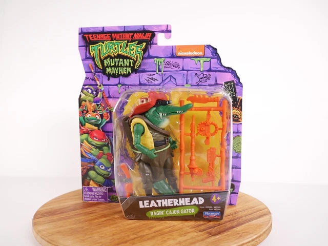 FIGURINE ARTICULÉE LEATHERHEAD Mutant Mayhem Ragin' Cajun Gator TMNT ...