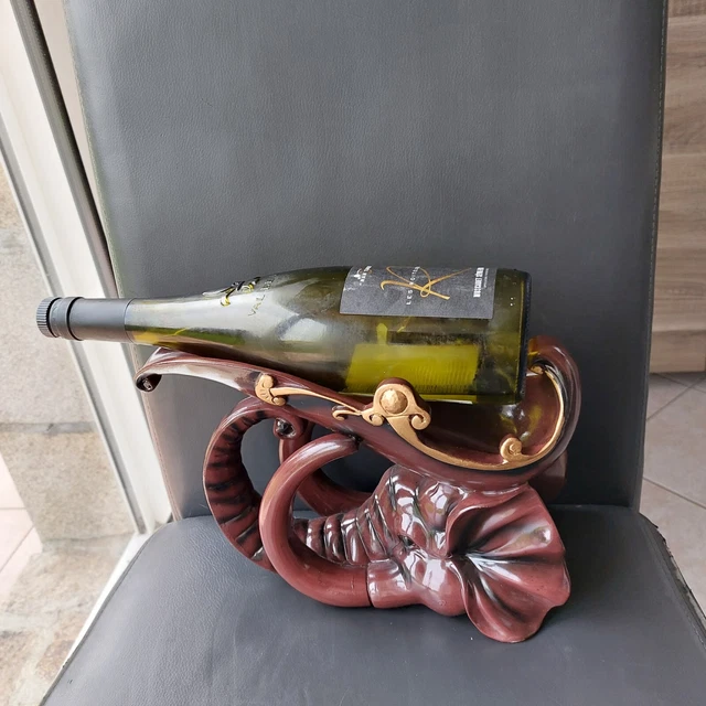 PORTE BOUTEILLE En Resine Tete D'elephant Belle Deco Stable Car Tres ...