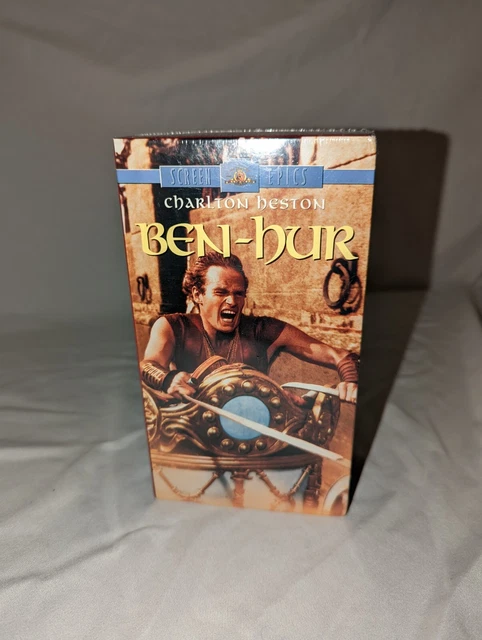 BEN-HUR (VHS, 1994, 2-Tape Set, 35th Anniversary Edition Widescreen ...