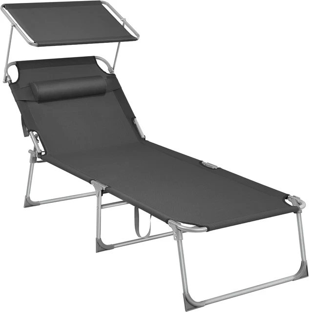 SONGMICS SONNENLIEGE, LANG und breit, 200 x 71 x 38 cm ...