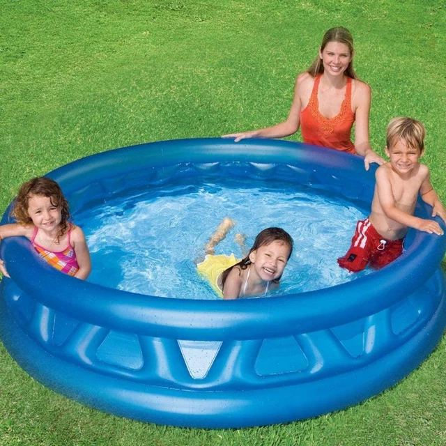 INTEX LARGE SWIMMING Pool Inflatable Float Round Kids Garden Beach Toys ...